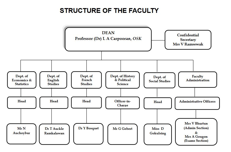 Structure of the Faculty
